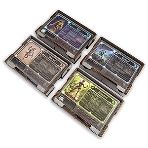 SMONEX Wooden Organizer Compatible with Gloomhaven Board Game - Box Suitable for Storage All Gloomhaven Expansions - Insert and Storage Suitable for Gloomhaven (Gray)