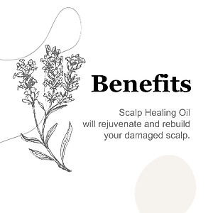 PERFECX Scalp Healing Oil [Herbal Infused, Ayurvedic] Marigold, Lavender, Nettle, Horsetail