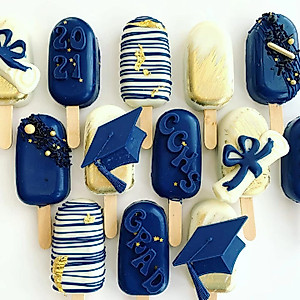 Graduation Mold Graduation Chocolate Candy Molds Graduation Cupcake Toppers Graduation Tassels Chocolate Candy Fondant Mold for Graduation Party Supplies