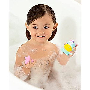 Skip Hop Baby Bath Toy, Zoo Mix & Match Flippers, Unicorn/Fox (Discontinued by Manufacturer)