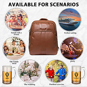 Tanlade 6 Pack Groomsmen Beer Mug 12oz Tuxedo Engraved Groomsmen Beer Glasses Wedding Party Gifts for Thank You Groomsmen Grooms Gifts Proposal Bachelor Party Favor 3 Styles