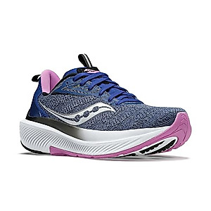 Saucony Echelon 9, Running Shoe Womens, Indigo/Grape, 8