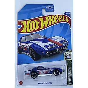 Hot Wheels 2022 - '69 Copo Corvette - Blue - Retro Racers 6/10