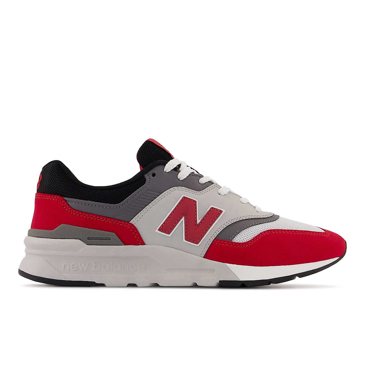 New Balance Men's 997H V1 Lifestyle Sneaker, Team Red/Black, 12