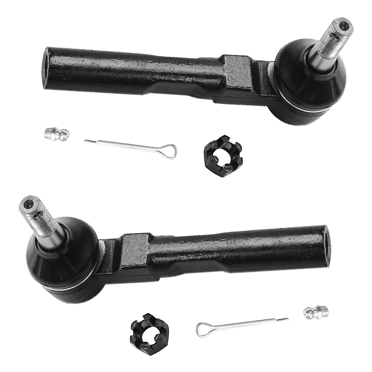 Detroit Axle - Front End 12pc Suspension Kit for RWD Chevy Silverado GMC Sierra 1500 1999-2006, 4 Control Arms w/Ball Joints 2 Sway Bars 4 Tie Rods 2 Boots 2000 2001 2002 2003 2004 2005 Replacement