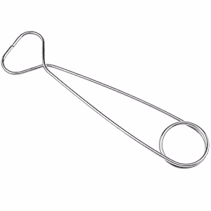 AYLIFU 1 Piece Stainless Steel Fish Mouth Expansion Fish Mouth Opener Water Bottle Rack Hook for Fishing and Camping (8.6 inches)