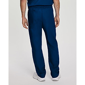 Landau Essentials Relaxed Fit 7-Pocket Elastic Cargo Scrub Pants for Men 8555