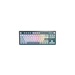 Montech MKey TKL Mechanical Gaming Keyboard: Customizable RGB LED, Premium MDA Profile PBT Keycap, Hot-Swappable Gateron G Red Pro 2.0 Pre-lubed Switches, Osaka Castle Theme, Freedom (MK87FR)