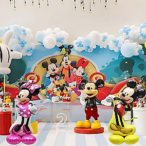 2PCS Jumbo Mickey Foil Balloon Birthday Decoration Minnie Foil Balloon 50" Party Supplies