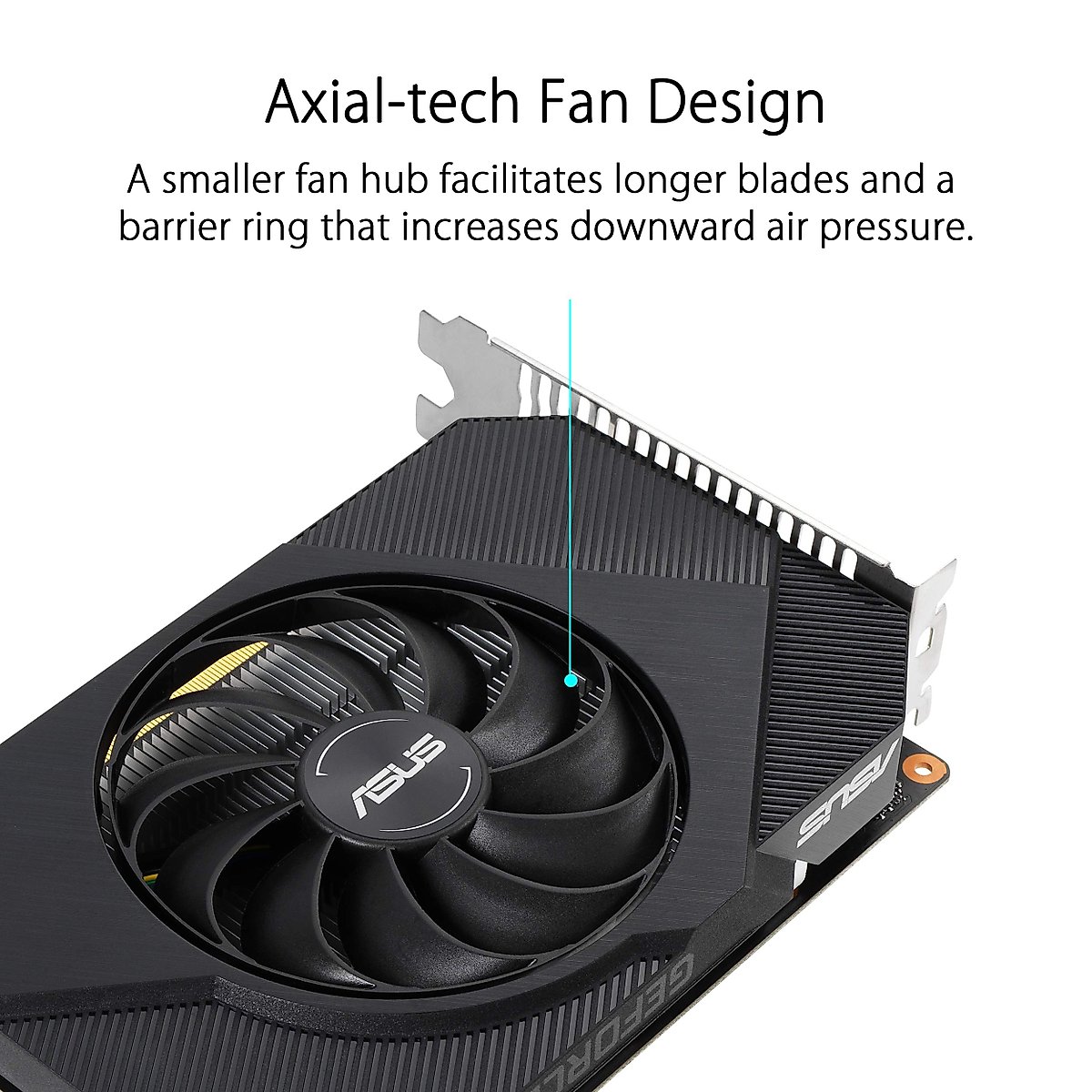 ASUS Phoenix NVIDIA GeForce GTX 1650 OC Edition Gaming Graphics Card (PCIe 3.0, 4GB GDDR6 Memory, HDMI, DisplayPort, DVI-D, Axial-tech Fan Design) (Renewed)