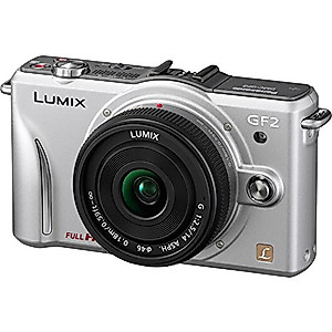 Panasonic Lumix DMC-GF2 12 MP Micro Four-Thirds Mirrorless Digital Camera with 3.0-Inch Touch-Screen LCD and 14mm f/2.5 G Aspherical Lens (Silver)