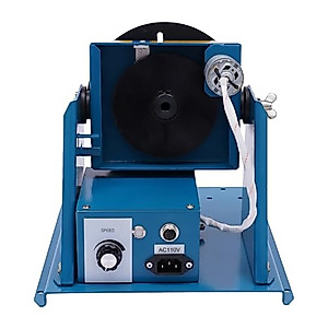 Rotary Welding Positioner Turntable Table Mini 2.5 Inch 3 Jaw Lathe Chuck 110V Portable Welder Tools Machine Equipment
