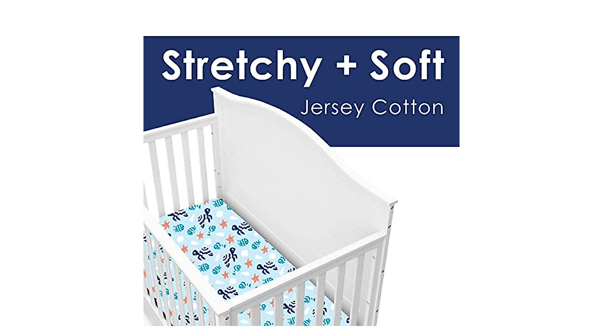 GROW WILD Crib Sheets for Boys - Soft & Stylish