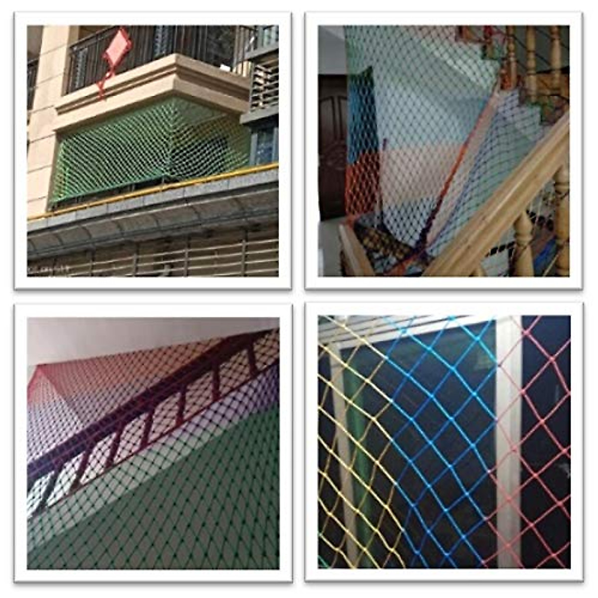 Koleso 1m Dia 8mm10mm Safety Net Family Balcony Railing Stairs Anti-Falling Baby Fence Net Guardrail Safety Netting-79067
