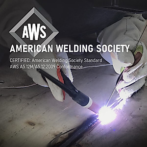 YESWELDER TIG Welding Tungsten Electrode 2% Thoriated 3/32" x 7" (Red, WT20/EWTh-2) 10-pk