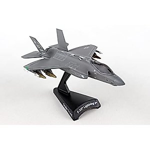 Daron Postage Stamp PS5602 USAF F-35 Version A , Lightning II , 1/144 Scale Diecast Model with Stand