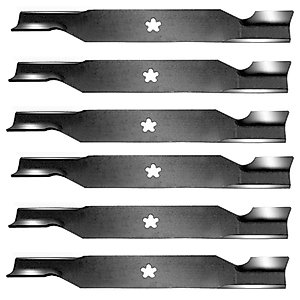 RAParts Set of (6) Aftermarket 18-1/2" High Lift Mower Blades Fits AYP Fits Husqvarna