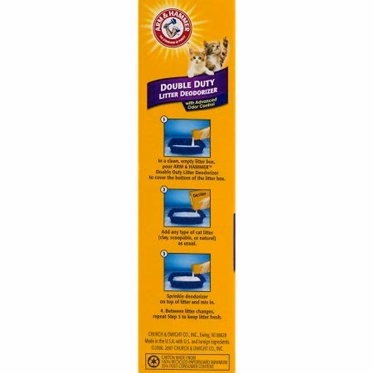 Arm & Hammer Cat Litter Deodorizer Powder, 30 Ounce (Pack of 2)