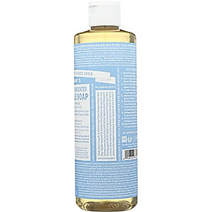 Dr Bronner Soap Liq Cstle Baby Unscented