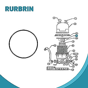 87300400 Body Filter O-Ring for Clean & Clear Predator Warrior R&S 447 Sta-Rite U9-389 Pool Filter Tank System (Set of 1)