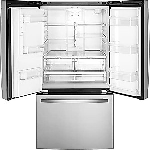 GE® ENERGY STAR® 25.6 Cu. Ft. Fingerprint Resistant French-Door Refrigerator