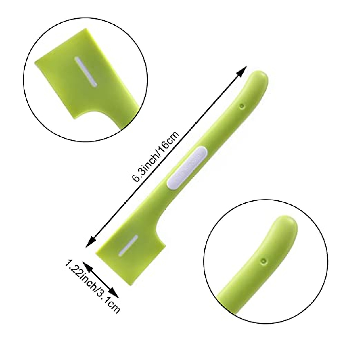 4 PACK Pet Food Can Supplies Pet Food Mixing Spoons Food Canned Scoop for Pet Cat Dog Feeding Can and Wet Food Storage (Green+Gray)