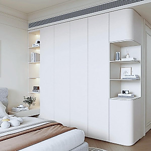 lenify White Wallpaper Peel and Stick Matte White Contact Paper 15.7inch x 118.1inch White Self Adhesive Wallpaper Matte Pure Waterproof Decorative Wall Paper for Cabinet Shelf Liner