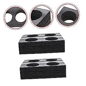 ULTECHNOVO Takeout Coffee Carrier 2 Pcs Cup Holder Tray Coffee Refrigerator Epe 8 Cup Drink Carrier