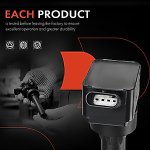A-Premium Ignition Coil Compatible with Hyundai & Kia Vehicles - L4 2.0L - Elantra 2015-2020, Sonata 2016-2019, Veloster 2019-2021, Forte 2017-2023, Optima 2017-2020, Soul 2020-2024