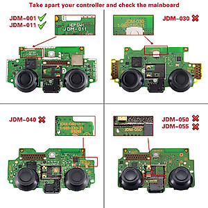 eXtremeRate 9 in 1 Replace Repair Parts, Silicone Rubber Conductive Pad for ps4 Controller JDM-001/011