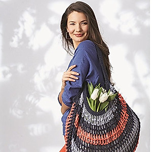 Lily Sugar 'N Cream The Original Solid Yarn, 2.5oz, Medium 4 Gauge, 100% Cotton - Bright Navy - Machine Wash & Dry