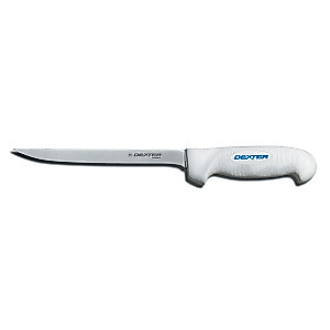 Dexter-Russell SG133-8 Fillet Knife 8" Flexible Blade, Sofgrip Handle - White