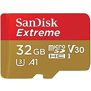 SanDisk 32GB Extreme for Mobile Gaming microSD UHS-I Card - C10, U3, V30, 4K, A1, Micro SD - SDSQXAF-032G-GN6GN