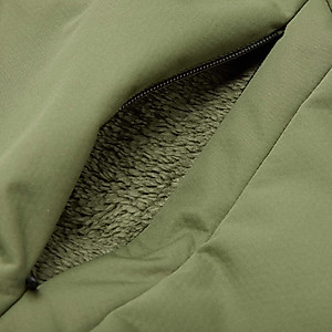 VIKTOS Men's Bersherken LEO Cold-Weather Waterproof Breathable Fleece Lined Warm High-Collar Tactical Jacket | Relaxed Fit, OD Green, Small