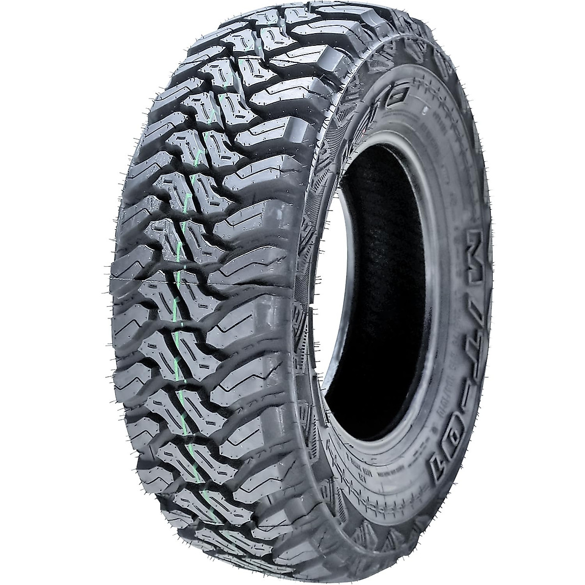 Accelera M/T-01 Mud Off-Road Light Truck Radial Tire-LT235/75R15 235/75/15 235/75-15 104/101Q Load Range C LRC 6-Ply BSW Black Side Wall