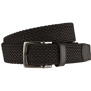 Nike Men's G-Flex Woven Stretch Golf Belt, Jet Black, 36