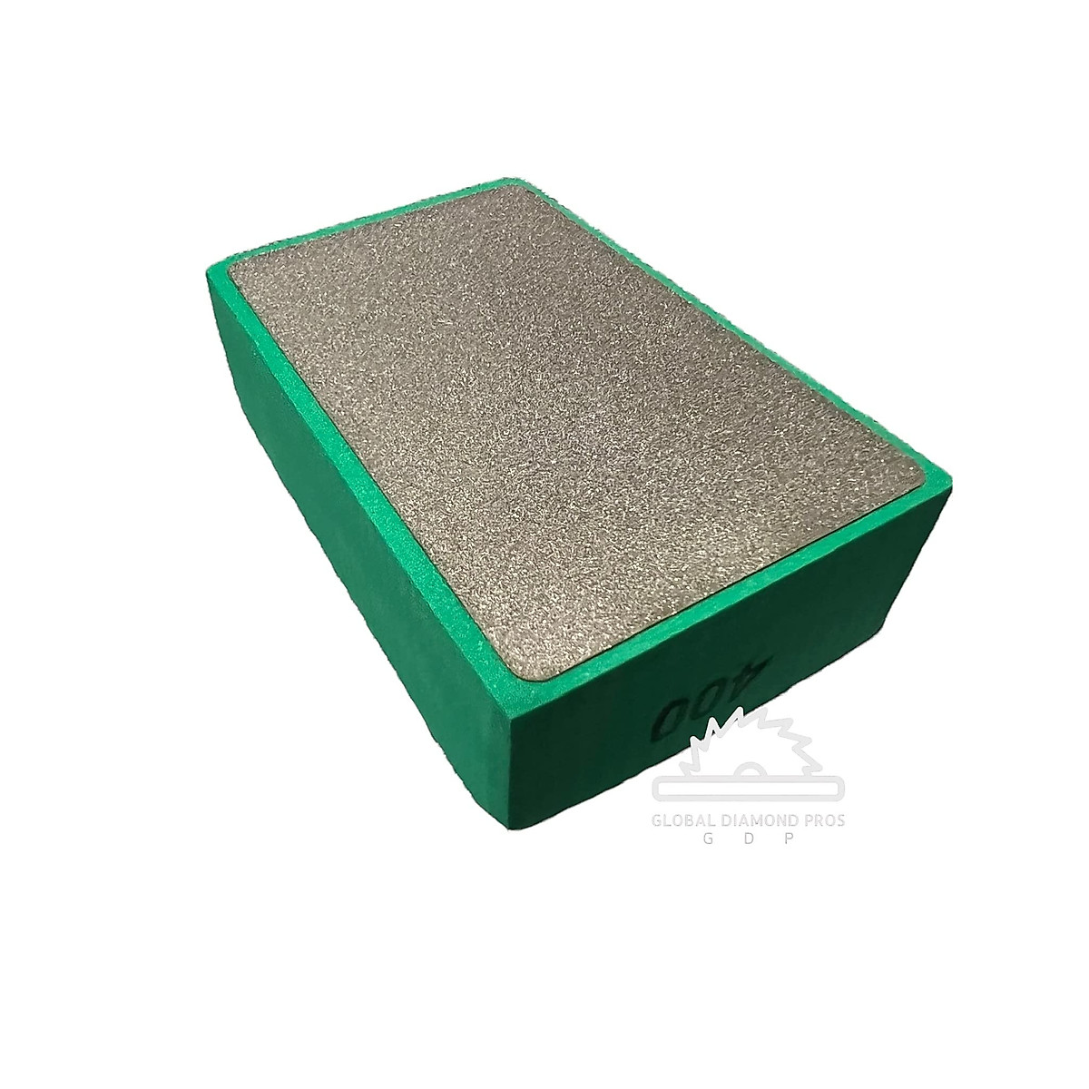 Diamond Hand Polishing Pads for Sanding & Grinding Stone, Concrete, Glass, Ceramic, Tile - 4 Pack Grit #60#100#200#400