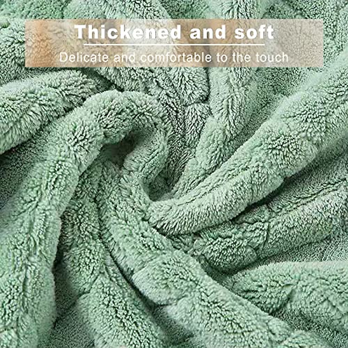 Hipruict Hand Towel with Hanging Loop, Set of 5 Hand Towels with Hanging Loop.Strongly Absorbent Hand Towels in Soft Microfibre with a Wheat Spike Pattern, Suitable for Kitchens and Bathrooms