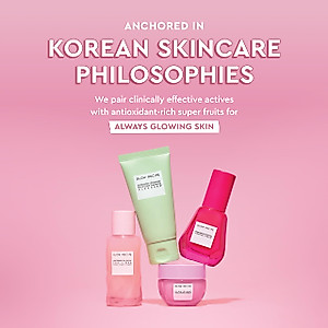 Glow Recipe Fruit Babies Skincare Kit - Gift Set with Retinol Eye Cream, Oil Free Face Moisturizer, BHA PHA Facial Toner, Hyaluronic Acid Serum & Niaciniamide Dew Drops Serum