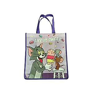 Legacy Licensing Partners Tom and Jerry Large Reusable Tote Bag