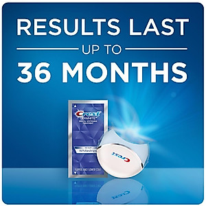 Crest 3D Whitestrips with Light, Teeth Whitening Strip Kit, 20 Strips (10 Count Pack)