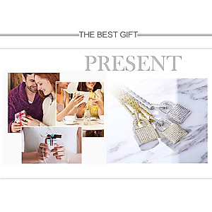 TOPGRILLZ 14K Gold Plated Iced out Lock Pendant Necklace for Women and Women Punk Rock Egirl Eboy Aesthetic Chains Collection Gifts (White Gold)