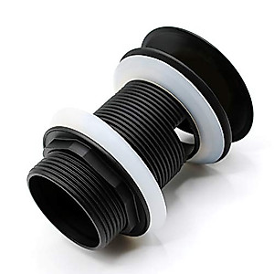 FerdY Pop-up Drain for Freestanding Bathtub, Matte Black Finish, cUPC Certification, Freestanding Bathtub Drain Stopper