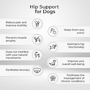Ortocanis - Hip Support for Dogs with Hip Dysplasia or Osteoarthritis (L)