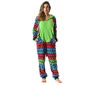 6349-S Just Love Adult Onesie/Womens Pajamas, Parrot, Small