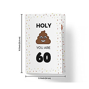 Funny 60th Birthday Card – Funny 60 Years Old Anniversary Card – Happy 60th Birthday Card – Hilarious 60th Birthday Card – with A Red Envelope