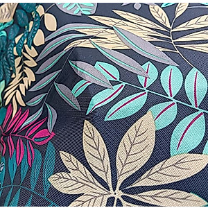 Fineget Shopping Grocery Travel Pinic Beach Tote Bag Folding Large Aesthetic Waterproof Gym Camping Laundry Bag for Women Lunch Duffel Groceries Backpack Hand Bag Blue Mood Pattern