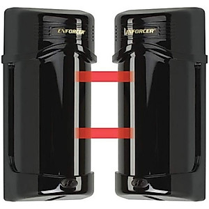 Seco-Larm E-960-D90GQ Twin Photobeam Detector with Laser Beam Alignment, 10ms Interupt Speed, Non-polarized Power Inputs, Anti-frost System, NO/NC Trigger Output, Weatherproof, 650nm Laser Wavelength