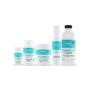 Hyalogic Oral Care Dry Mouth Mints - Hyaluronic Acid HA & Xylitol Lozenges for Hydration - Natural Mint Breath Freshener, Sugar-Free & Vegan Friendly (60 ct)