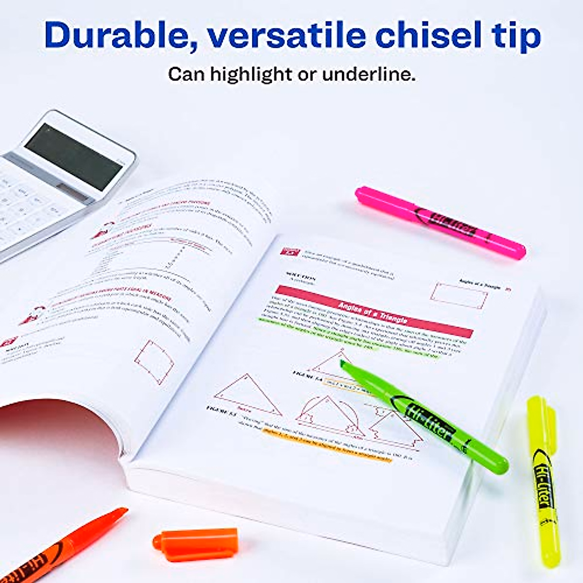 Avery Hi-Liter Pen-Style Highlighters, Chisel Tip, 6 Highlighters, Assorted Colors, 3 Packs (25602)